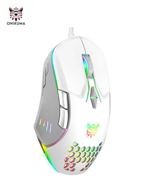 ONIKUMA CW902 USB Professional Gaming Mouse na may RGB 6400 DPI Optical Ergonomic Gaming Mice ...