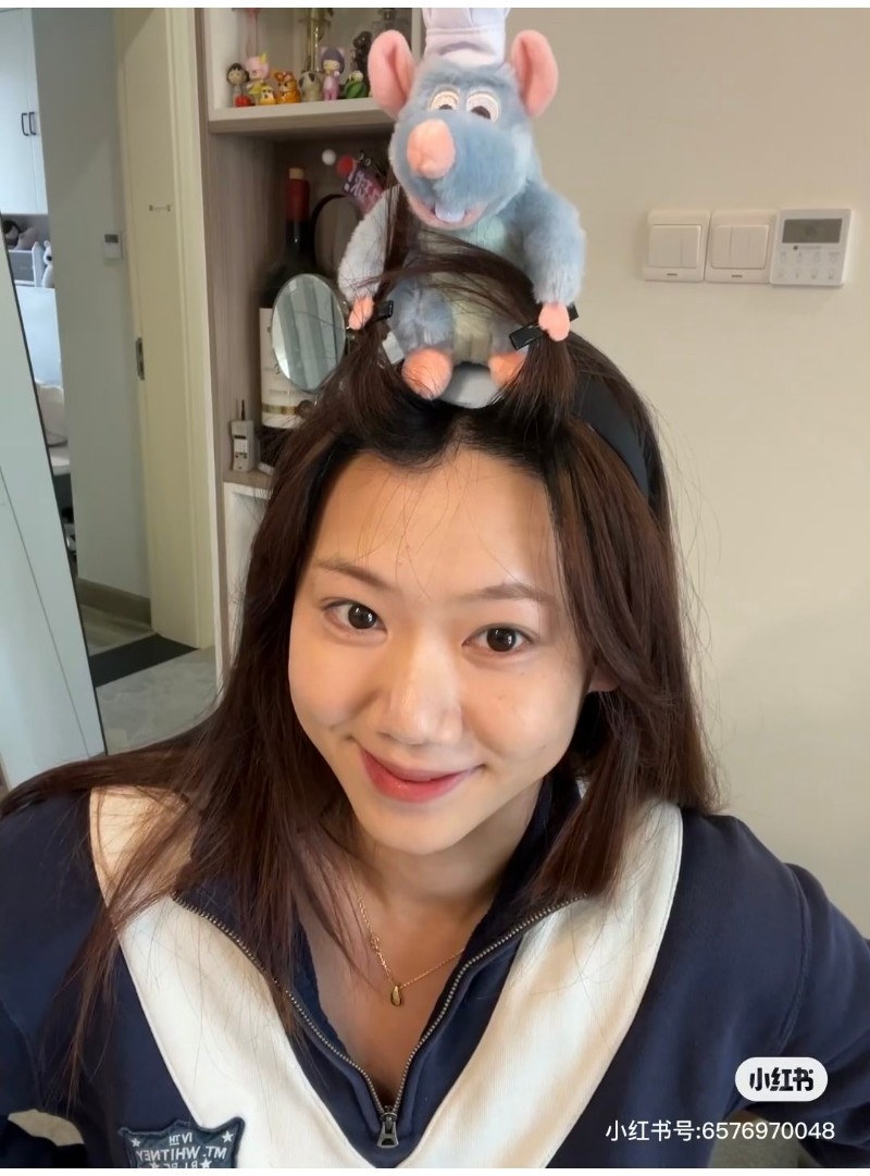 Xiao Junya's Same Ratatouille Doll Hairpin, Face Wash and Makeup ...