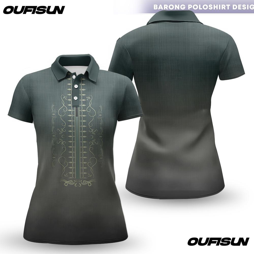 Asean Attire For Women Retro Ethnic Style Polo Shirt Women's Lapel ...