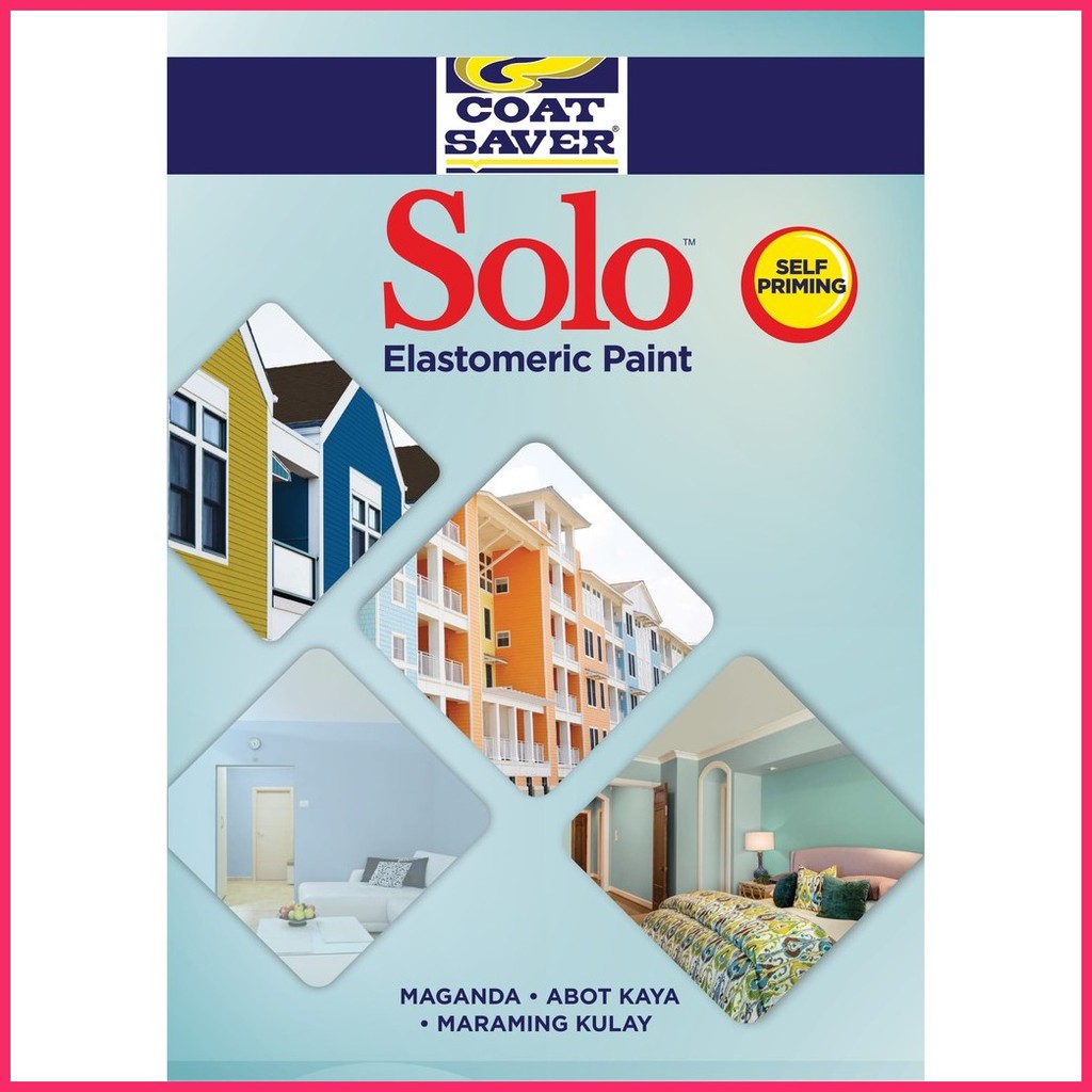 ⊙ Coat Saver® Solo Elastomeric Paint (1L) | Shopee Philippines