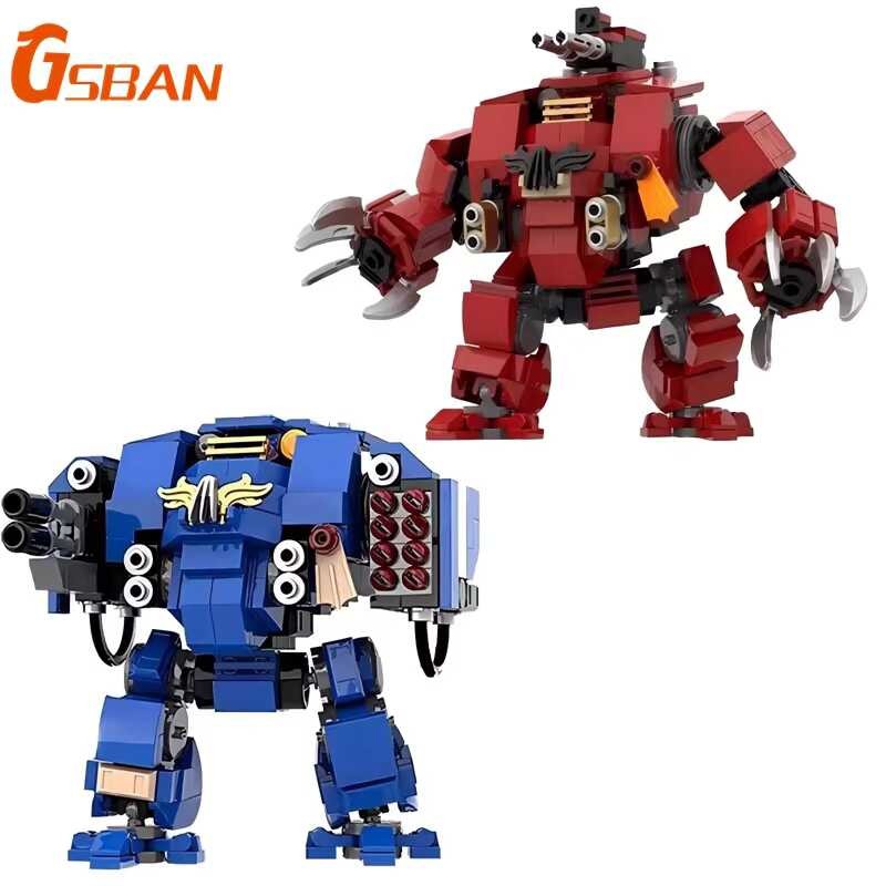 GSBAN 40K Mech Robots Meche Figures MOC Set Building Blocks Kits Toys ...