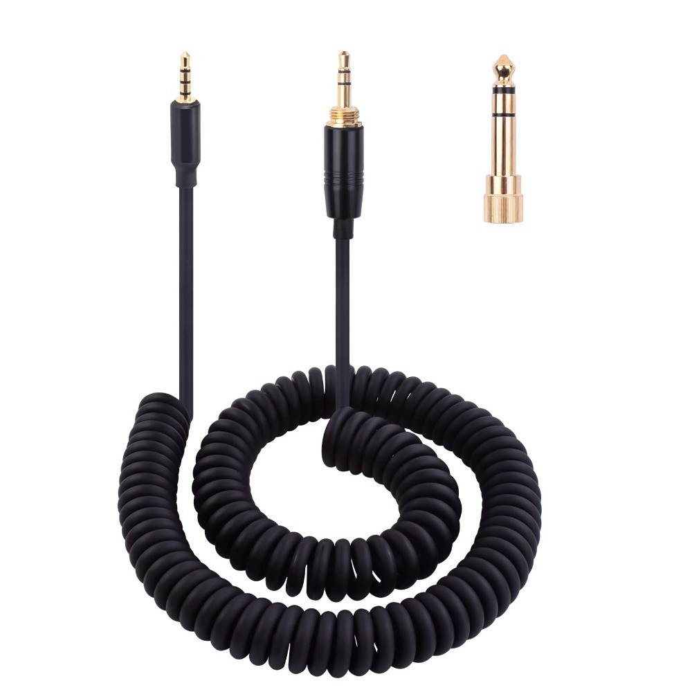 6.35mm Spring Coiled Replacement Cable Extension Cord For Beyerdynamic ...