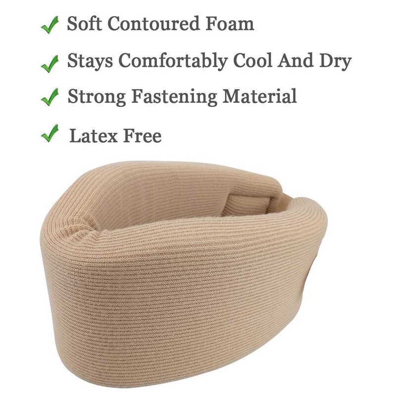 LY Neck Brace Foam Cervical Collar Adjustable Soft Port Collar For Men ...