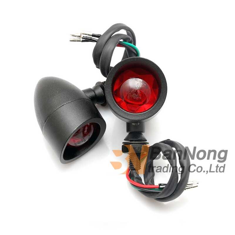 Motorcycle Modified metal Turn Signal Lights For Harley XL 883 1200 X48 ...