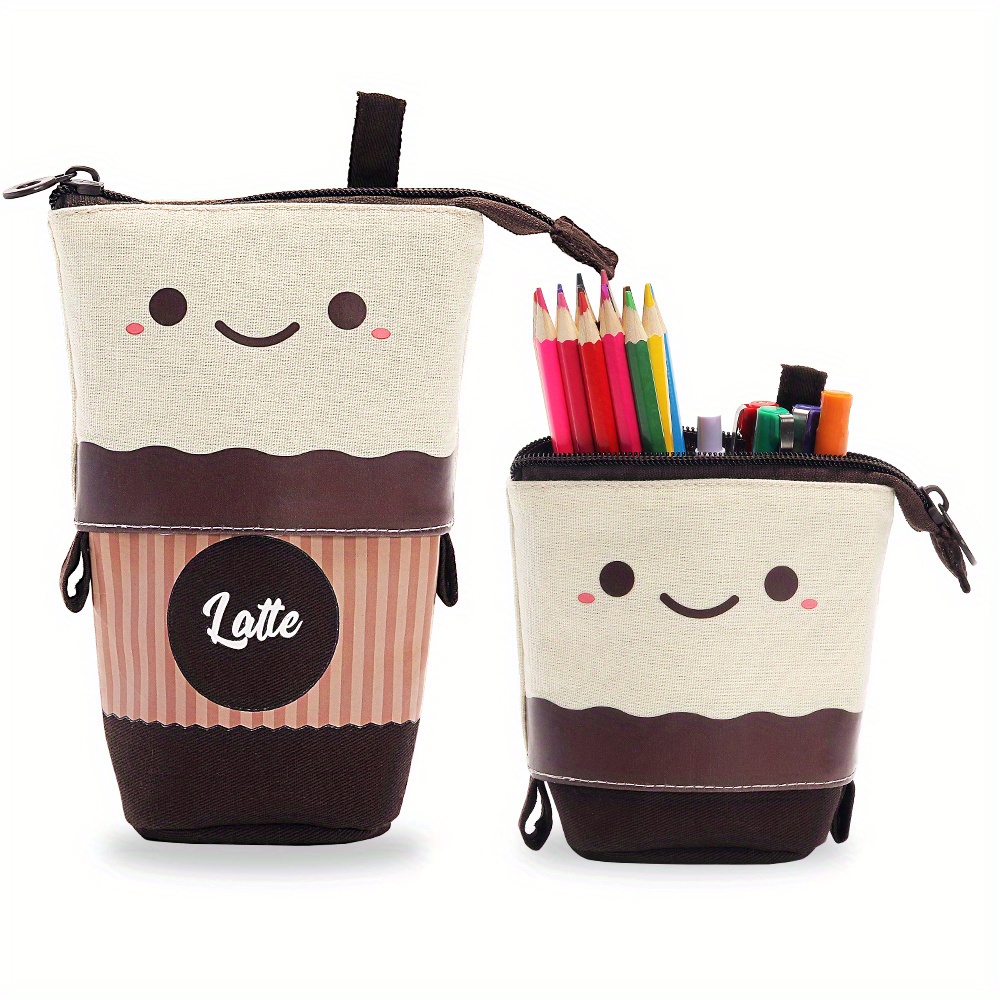 Standing Pencil Case, Telescopic Pencil Holder, Kawaii Stand Up Pencil ...