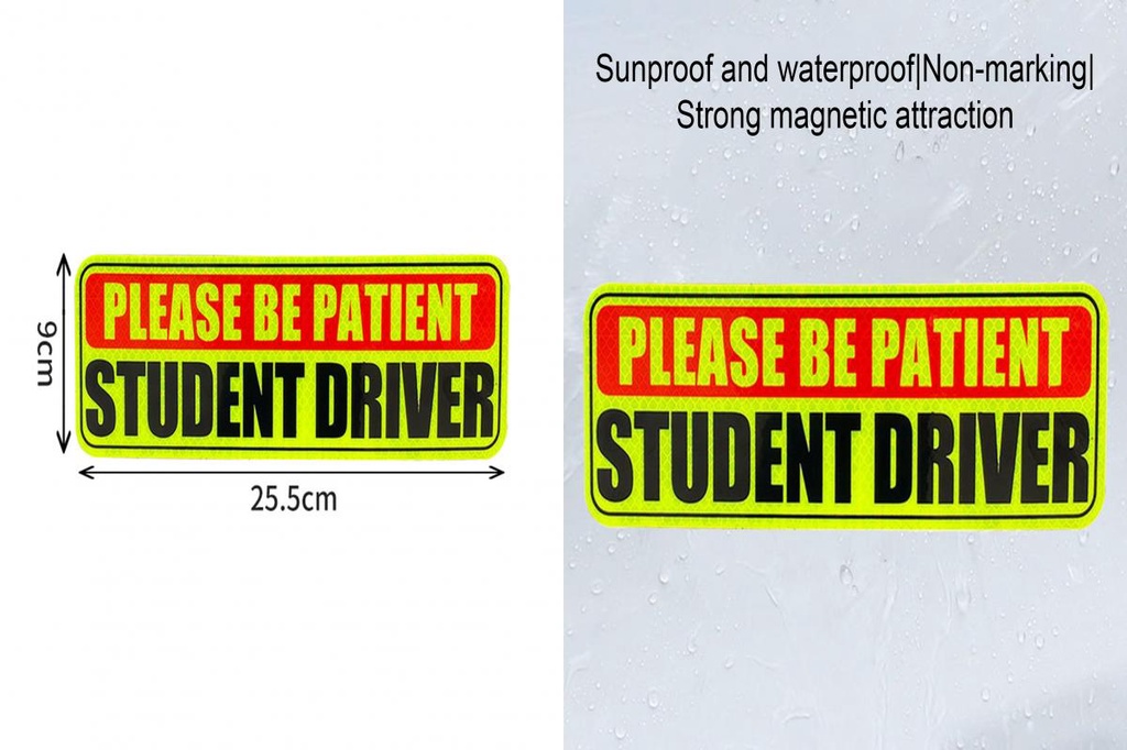 SOU_ Reflective Car Sticker Highly Visible Car Magnet Reflective New ...