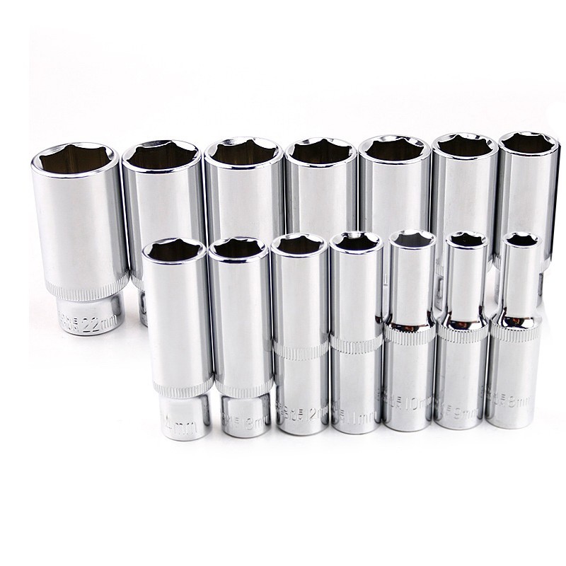 TBTOPONE ️1PC 3/8inch Deep Socket Adapter Hex Socket Wrench Heads Ratchet Tool 8-24mm | Shopee ...