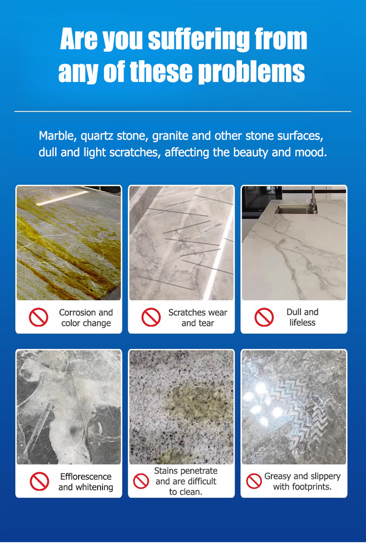 Stone Surface Crystallizer / Marble & Granite Restorer / Stone Nano ...