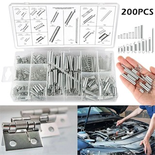 200PCS Spring Assortment Set 20 Specifications Zinc Plated Compression ...
