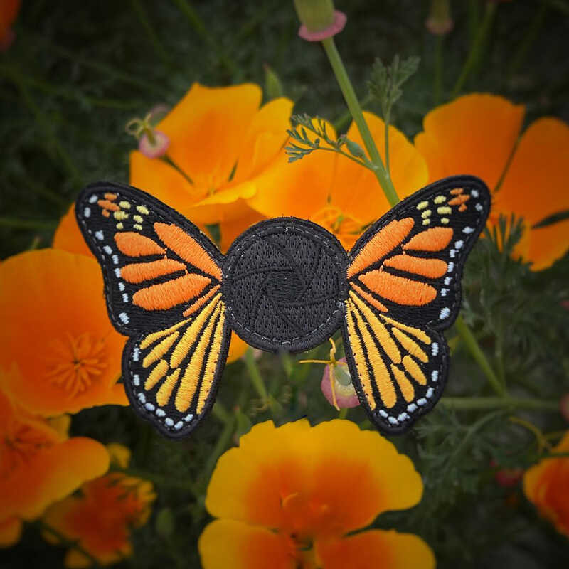 PDW Shutterbug Monarch PDW morale badge armband embroidered Velcro from ...