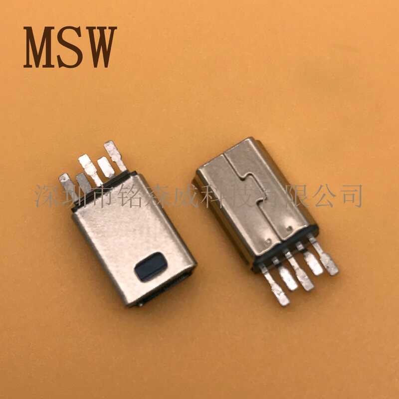 MINI USB 5P ultra-thin plug discount clamp with ground wire V3 male ...