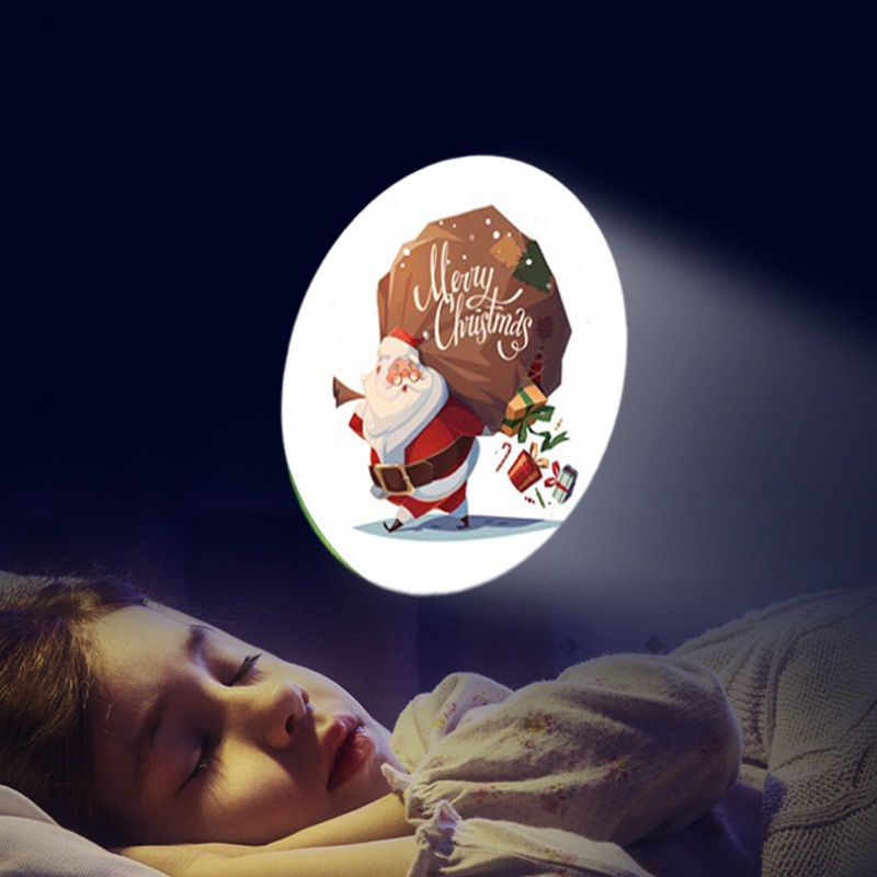 Christmas Slide Projection Flashlight / Cartoon Santa Claus Pattern ...