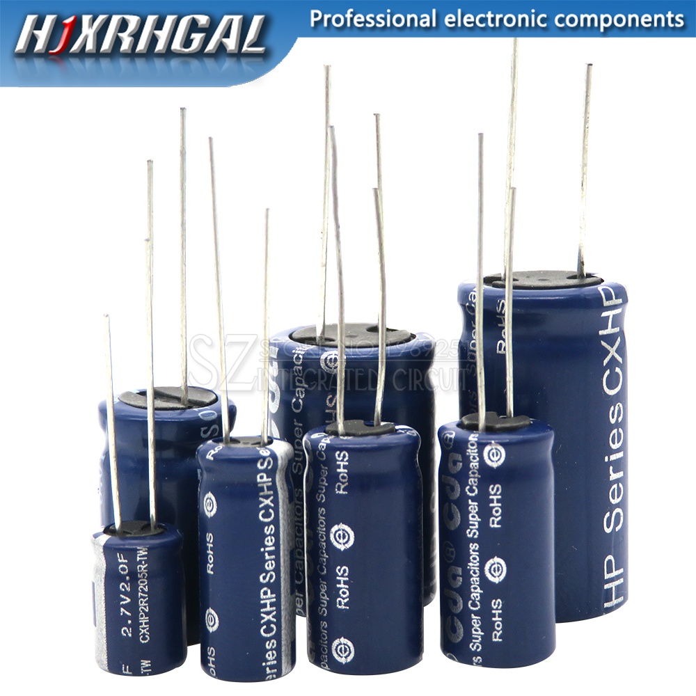 1PCS-2PCS supercapacitor Faraday capacitor 2.7V 2F 3.3F 4F 4.7F 5F 6F 7F 8F 10F 15F 20F 25F 30F ...