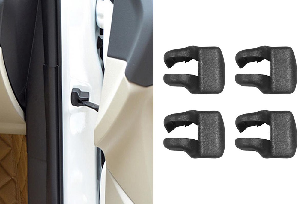 [Rm] 4Pcs Sturdy Car Stopper Cover Prevent Strong Car Door Lock Stopper ...