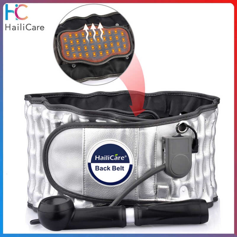 LY Hailicare Back Belt Spinal Air Traction Physio Decompression Back Brace Lumbar Disc ...