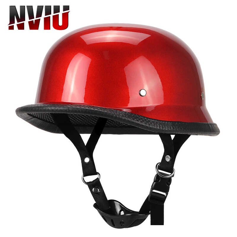 Half Face Helmet Motorcycle Helmet Vintage Motorcycle Cruiser Helmet ...