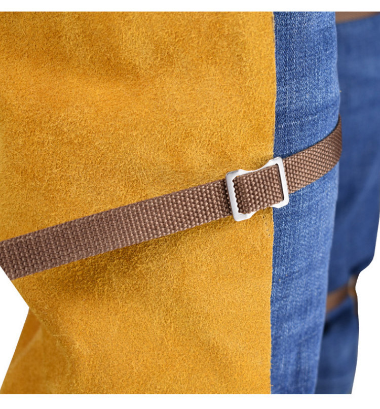 Welding Leather Split Leg Apron Heavy Duty Spark Flame Heat Resistant ...