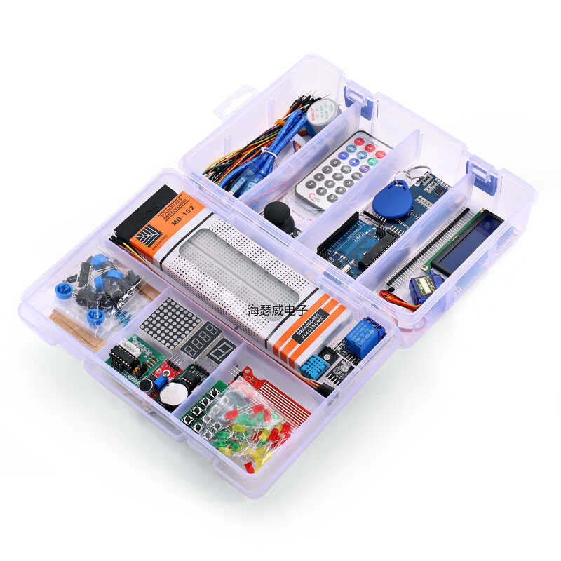 UNO R3 Development Board RFID Upgrade Beginner Learning Kit Stepper Motor Learning Kit | Shopee ...