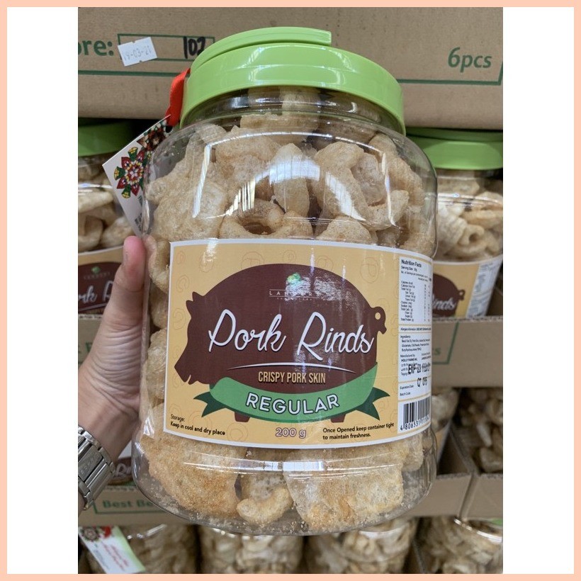 ☪ ∆ Pork Rinds Regular 200g | Shopee Philippines
