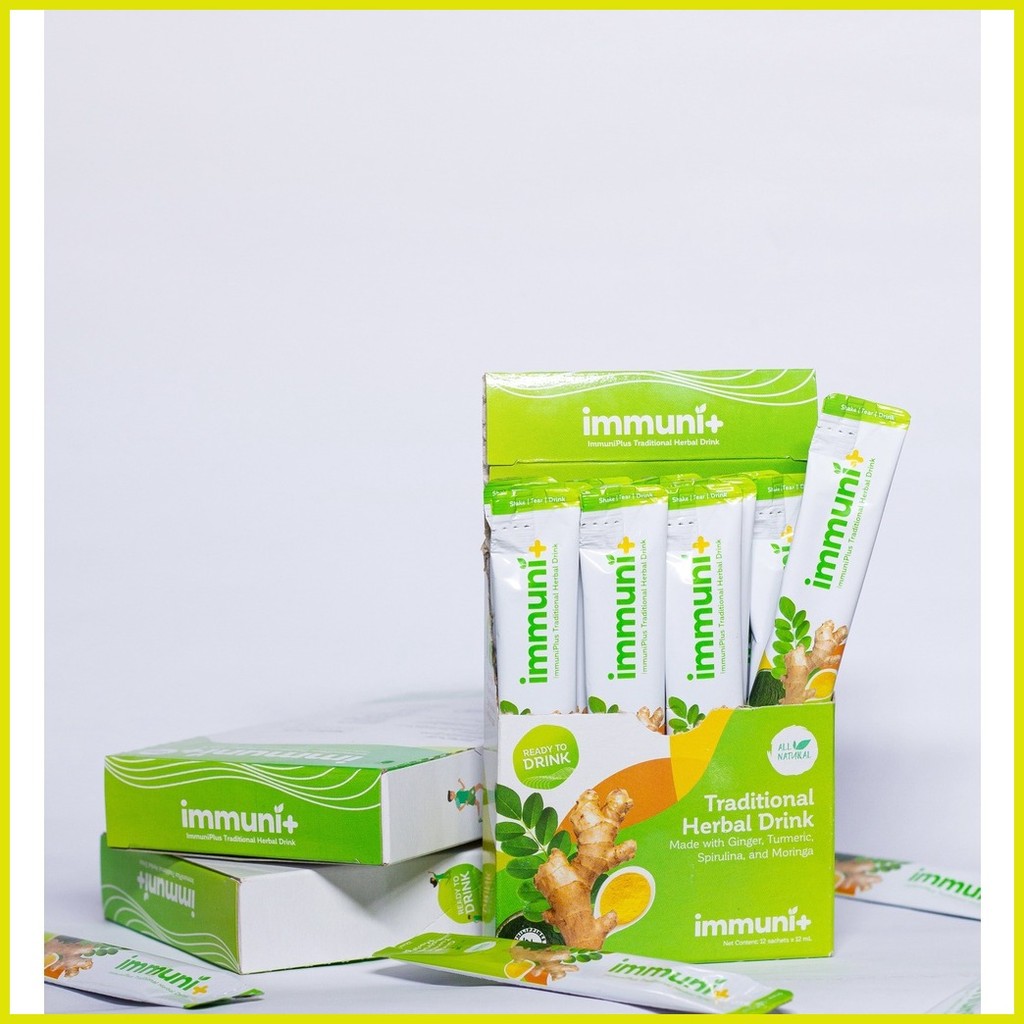 Immuni+ (ImmuniPlus) Traditional Herbal Drink (1 Box = 12 sachets ...