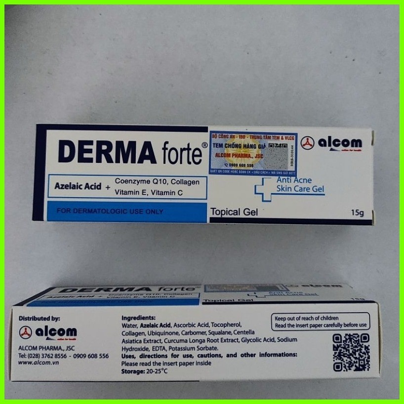 Derma Forte Topical Gel 15g (Azelaic Acid, Coq10, Collagen, Vit C and E) | Shopee Philippines