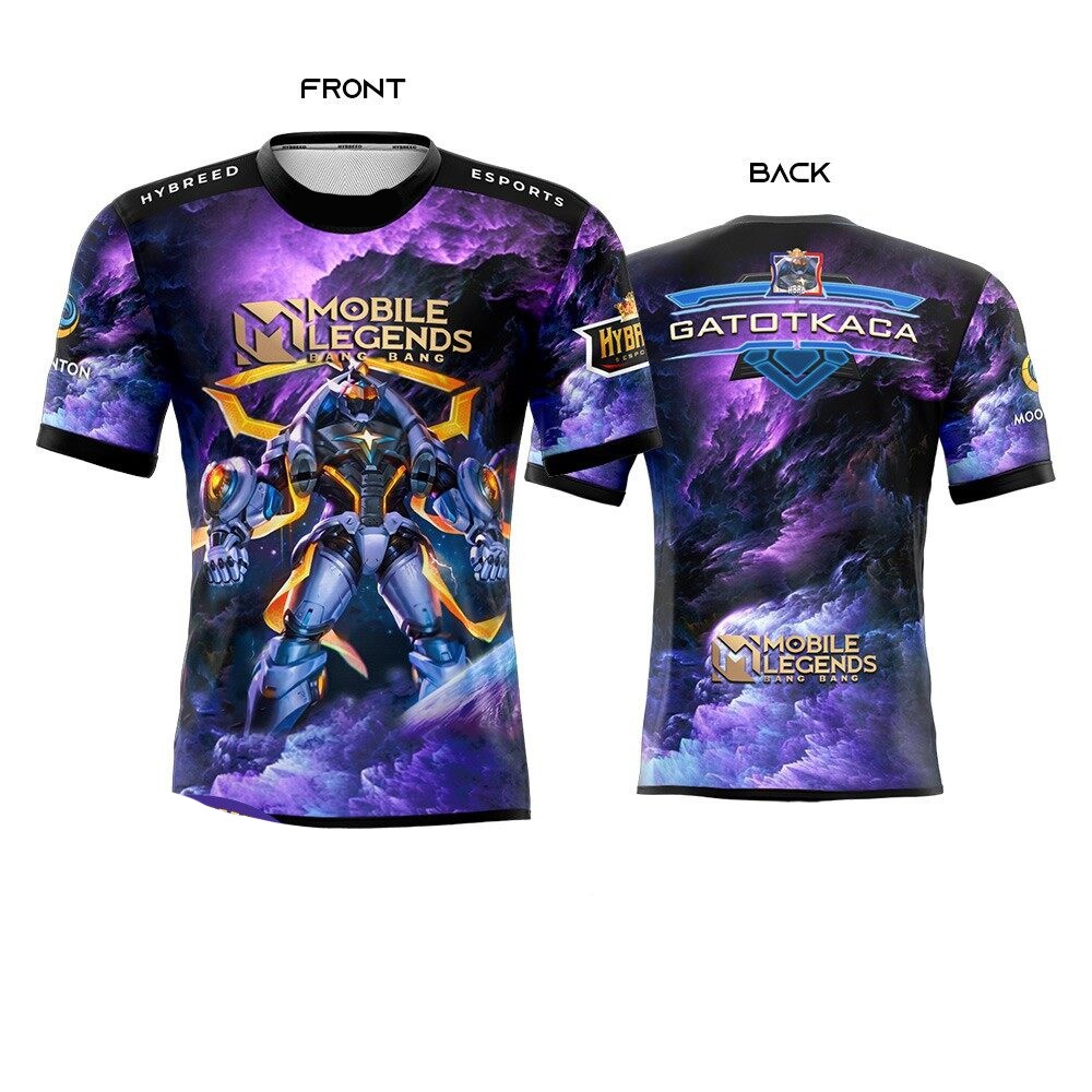 Gatotkaca - Sentinel - Mobile Legends E-Sports Jersey Shirt | Shopee ...