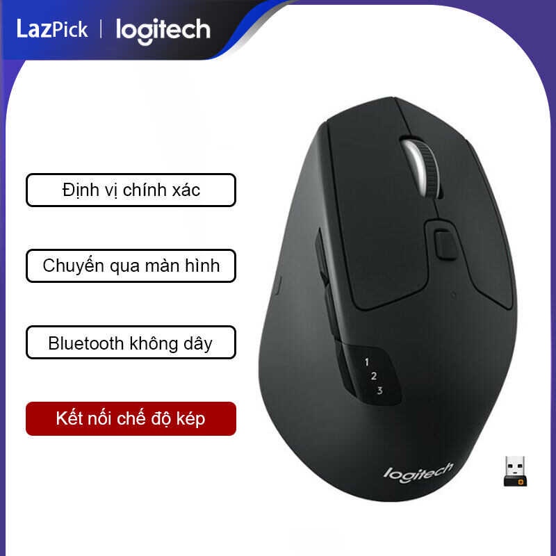 Logitech M720 Triathlon Multi-Device Wireless Mouse na may 1000 DPI ...
