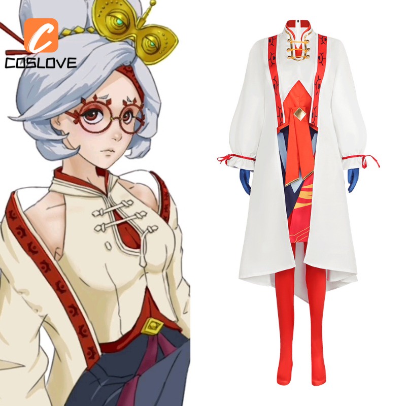 Anime Game The Legend of Zelda Tears of Kingdom Purah Cosplay Full Set ...