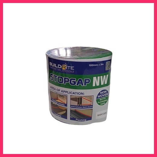 ⚡︎ ∆ Buildrite STOPGAP NW (100mm x 3m) Non Woven Butyl Flashing Tape ...