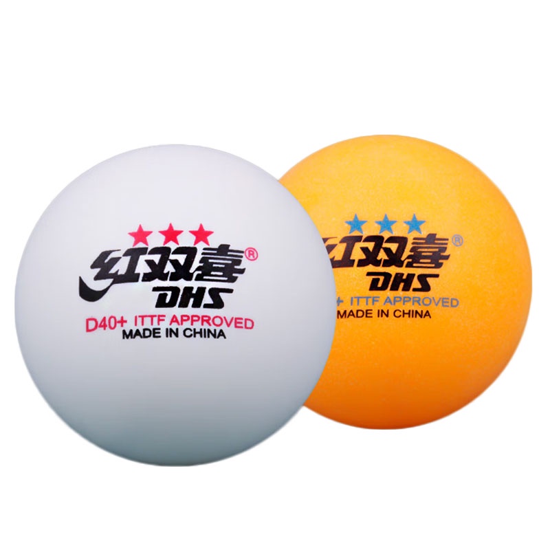 DHS Table Tennis Balls 3 Star D40+ ABS New Material 10 Pcs/PACK Original Ping Pong Balls with ...