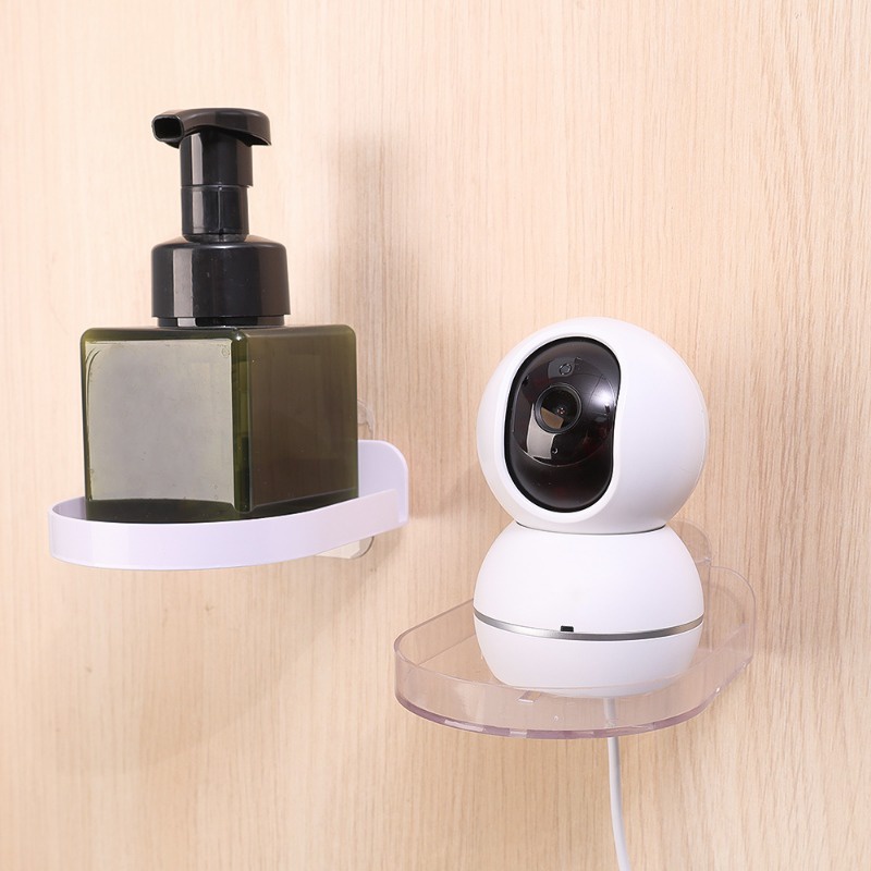 Rotatable Stable No-Drilling Holder / Minimalist White Plastic Camera ...