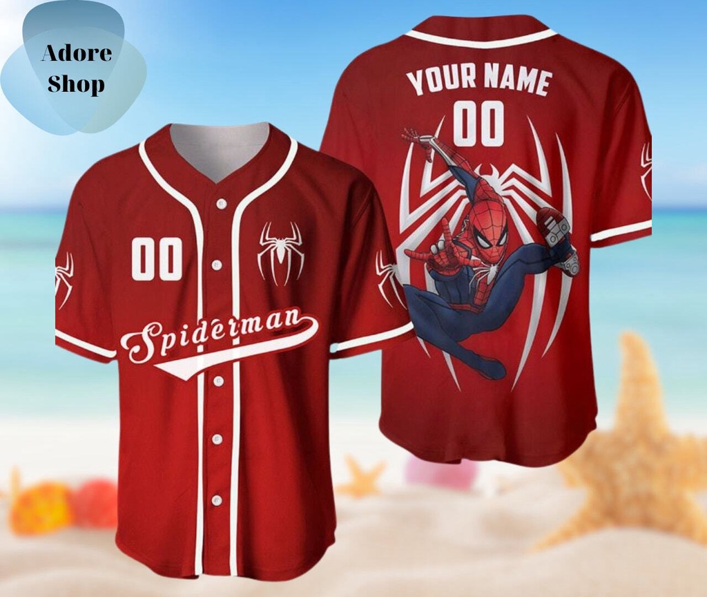 Spider Man Jersey, Personalized Team for Men - A Unique and Memorable ...