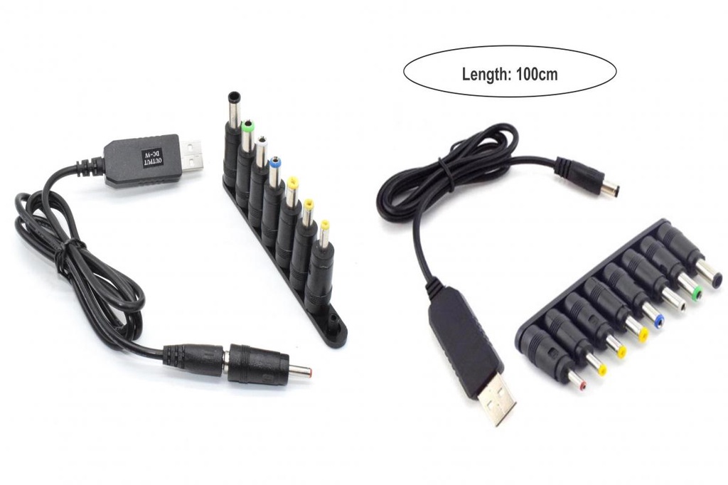 DR.BEI Compact Step-up Cable Office Use USB Power Booster Cable Wide ...