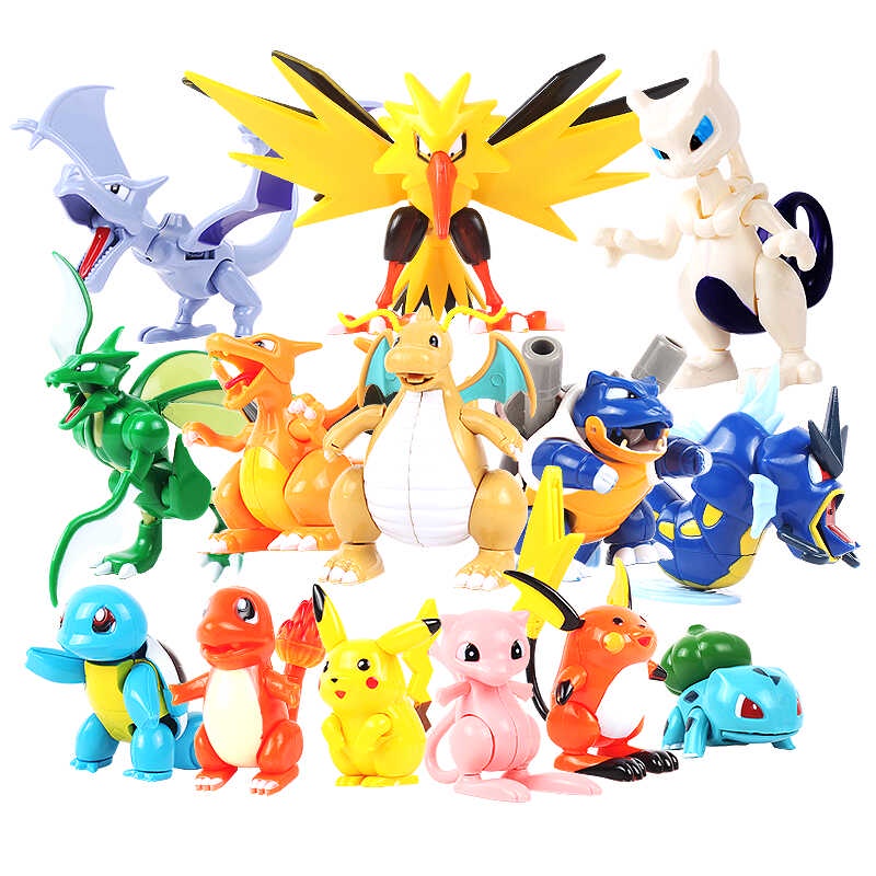 TAKARA TOMY Pokemon Mewtwo Scyther Charizard Squirtle Venusaur ...