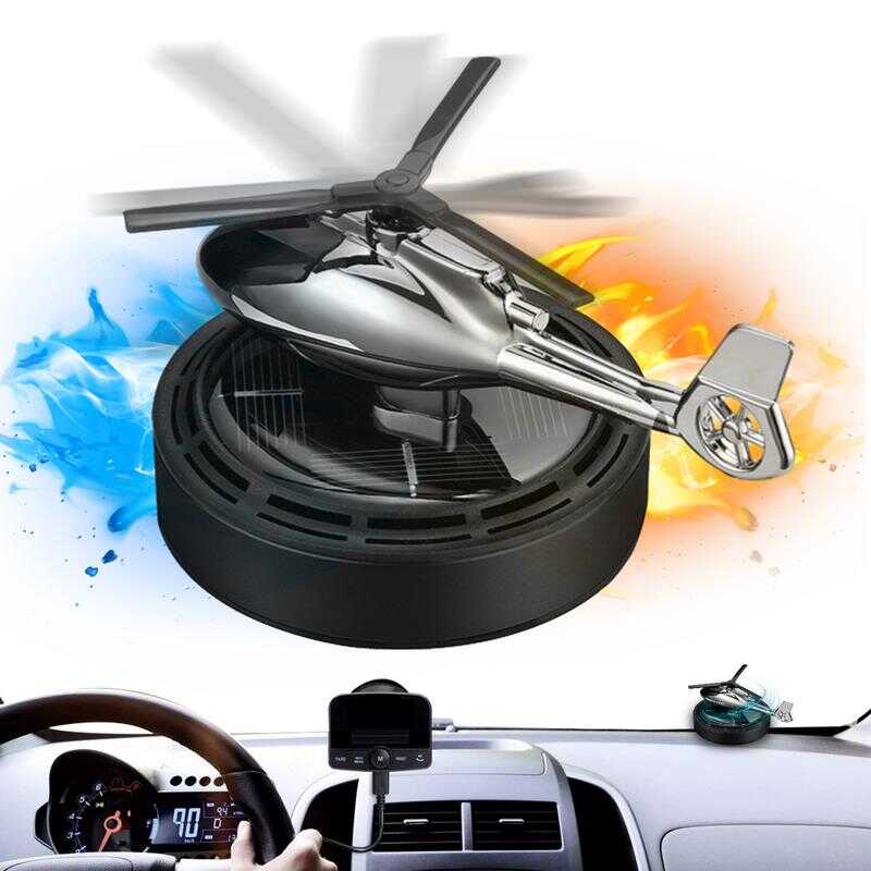 Car Perfume Aroma Ornament Airplane Fragrance Diffuser Helicopter Solar ...