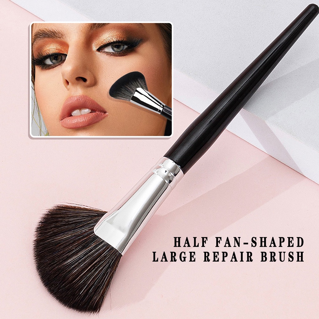 Sickle Contour Brush Face Side Bevel Shadow Fan-Shaped Makeup Brush One ...