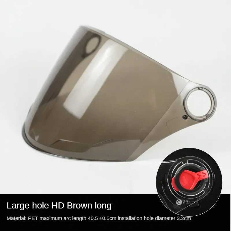 Motorcycle Helmet Lenses Universal Large Hole Half Helmet Electric ...
