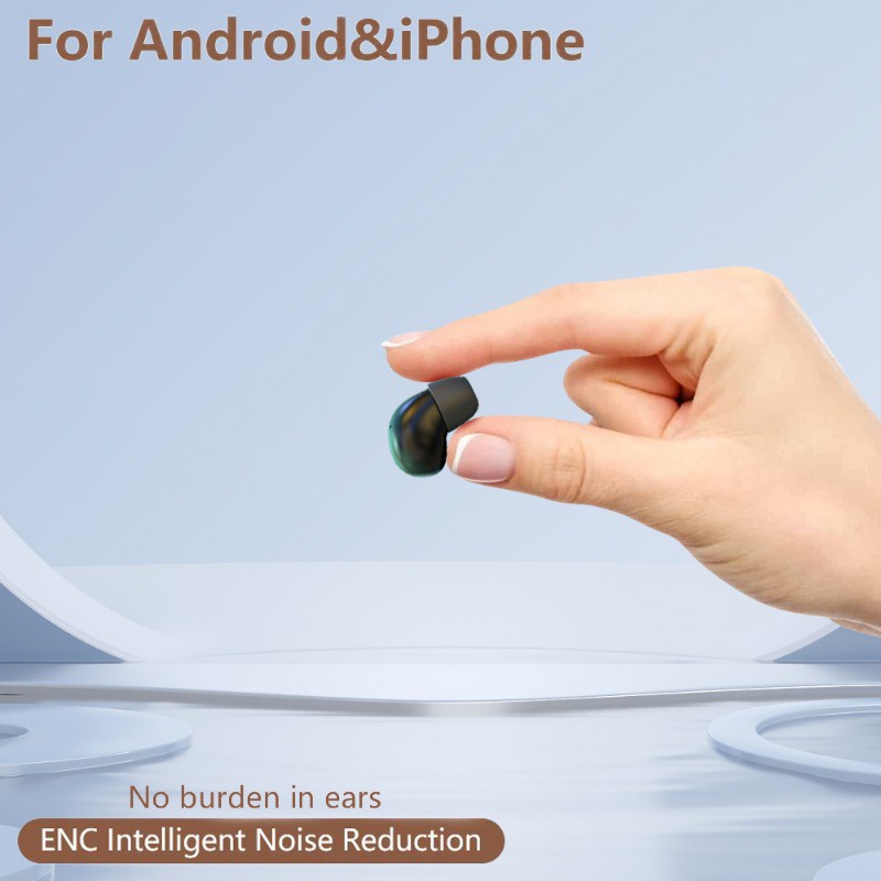 Mini Invisible Headphones - SK19 Bluetooth Earphones - Bluetooth 5.3 ...