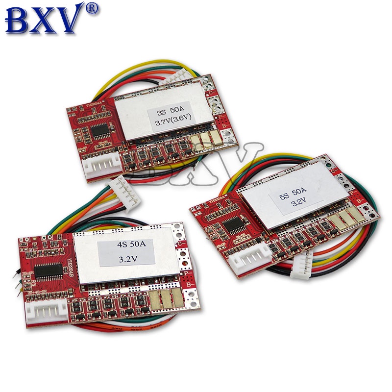 50A BMS Board 3S 4S 5S 3.2V/3.7V Iron Phosphate LiFePO4 Battery BMS 3.2 ...