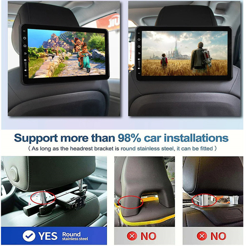 [2G+32G]Car Headrest Monitor Android New Upgrade Tablet Touch Screen ...