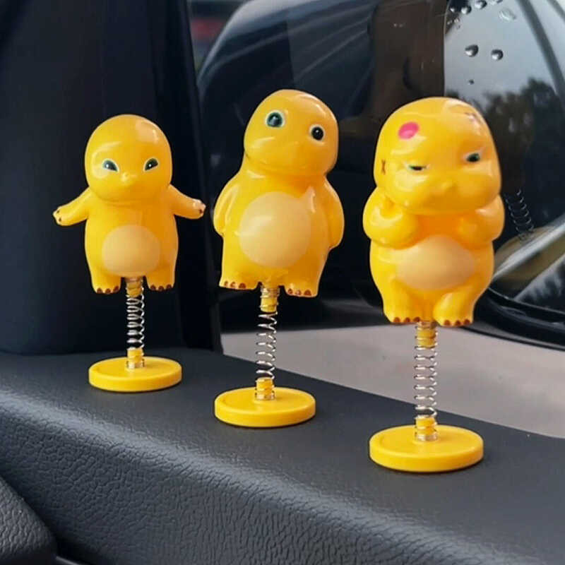 Car ornament milk dragon rocking music center console passenger door ...