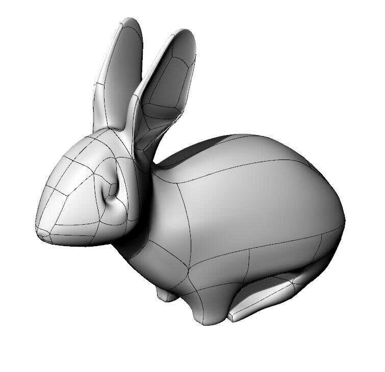 Rabbit animal rhinoceros/C4D/3Dmax/maya/obj rhinoceros model | Shopee ...