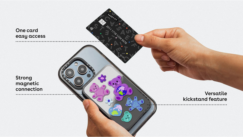 POP MART - DIMOO WORLD Snappy Cardholder Grip Stand Ring Holder Snappy ...