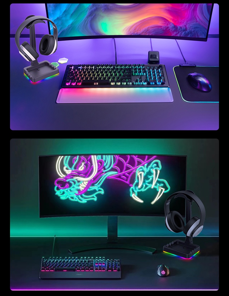 Smart RGB All-in-One Headset stand headphone stand headphone holder ...