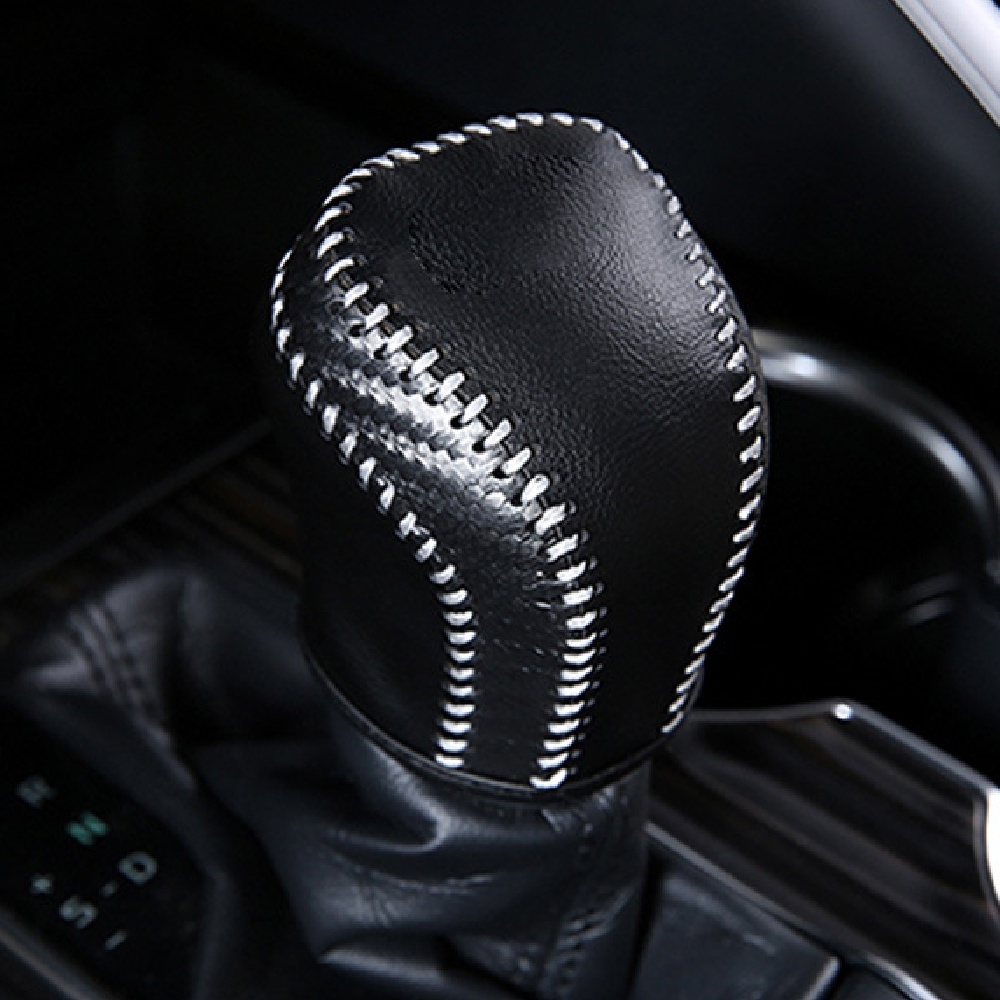 Leather Car AT Gear Shift Knob Cover Gear Head Collars for Toyota Camry ...