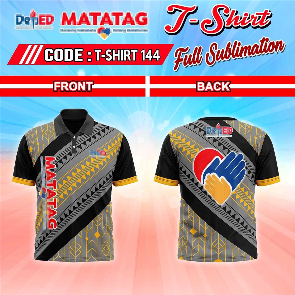MATATAG UNIFORM SUBLIMATION DEPED BADGE TSHIRT | Shopee Philippines