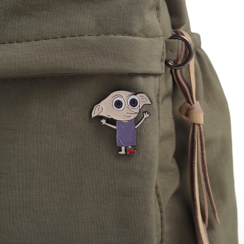 Cute Free Elf Dobby Enamel Pin Cartoon Sock Enamel Brooch Souvenir ...