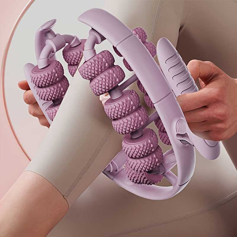 1pc 26 Wheels Massager, Roller, Calf Muscle Relaxation Ring, Leg ...