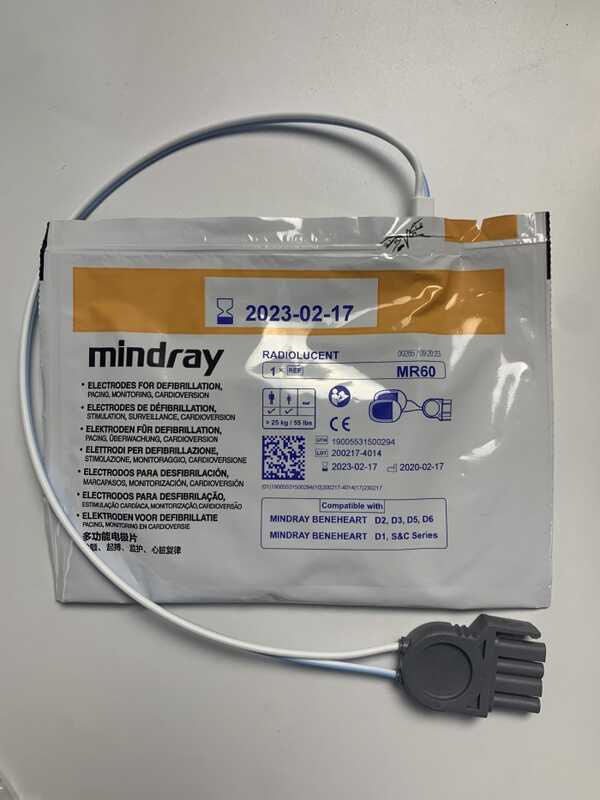 Mindray Defibrillator Electrode D1 D2 D3 D5 D6 Defibrillator AED ...