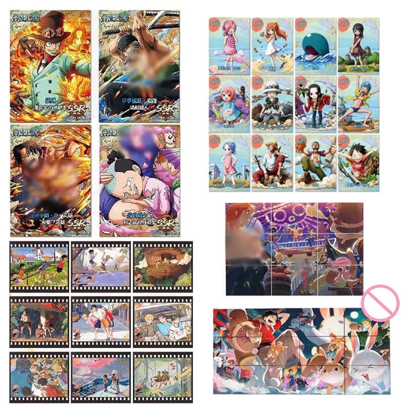 Anime One Piece Monkey D. Luffy Nico Robin Nami Franky Yamato Ssr Cr Qr ...